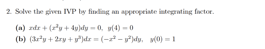 Solved by an EXPERT Solve the given IVP by ﻿finding an ﻿appropriate | Chegg.com
