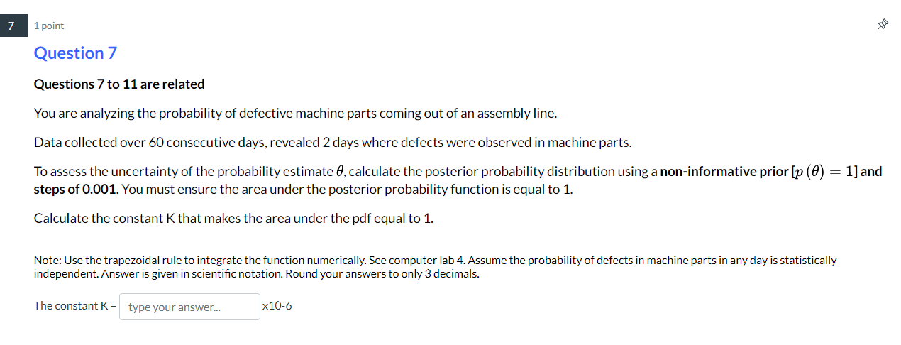 Solved Questions 7 to 11 are related You are analyzing the | Chegg.com