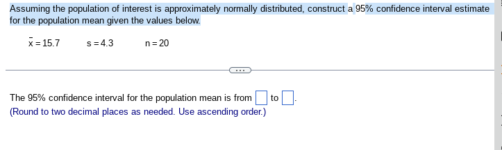 Solved Assuming the population of interest is approximately | Chegg.com
