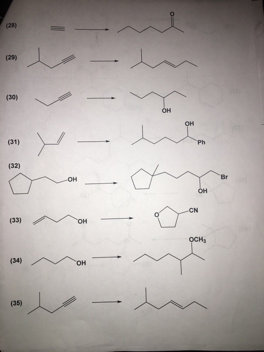Solved Synthesis practice problems | Chegg.com