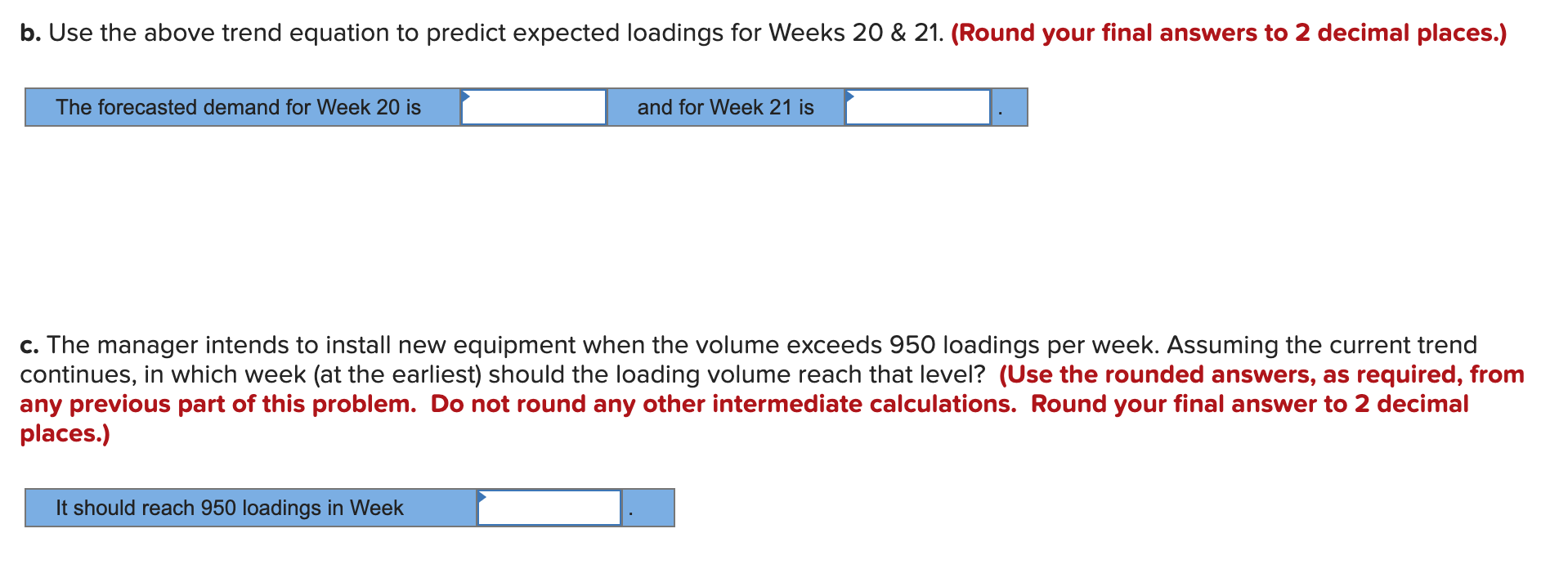 Solved Problem 3-7 (Algo) Freight car loadings over an | Chegg.com