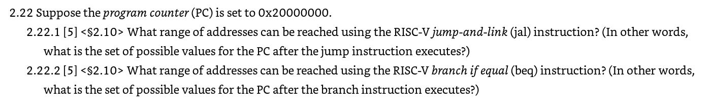 2.22 Suppose the program counter (PC) is set to | Chegg.com