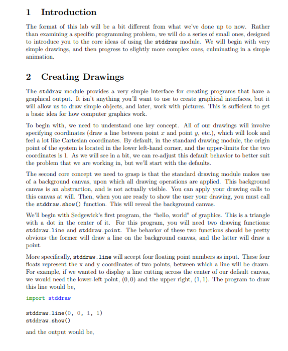 Solved 1 Introduction The format of this lab will be a bit | Chegg.com