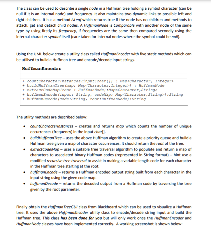 Solved Question 2- Huffman encoding (25 marks); Recommended | Chegg.com