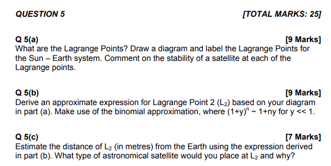 Solved QUESTION 5 [TOTAL MARKS:25] Q 5(a) [9 Marks] What are | Chegg.com