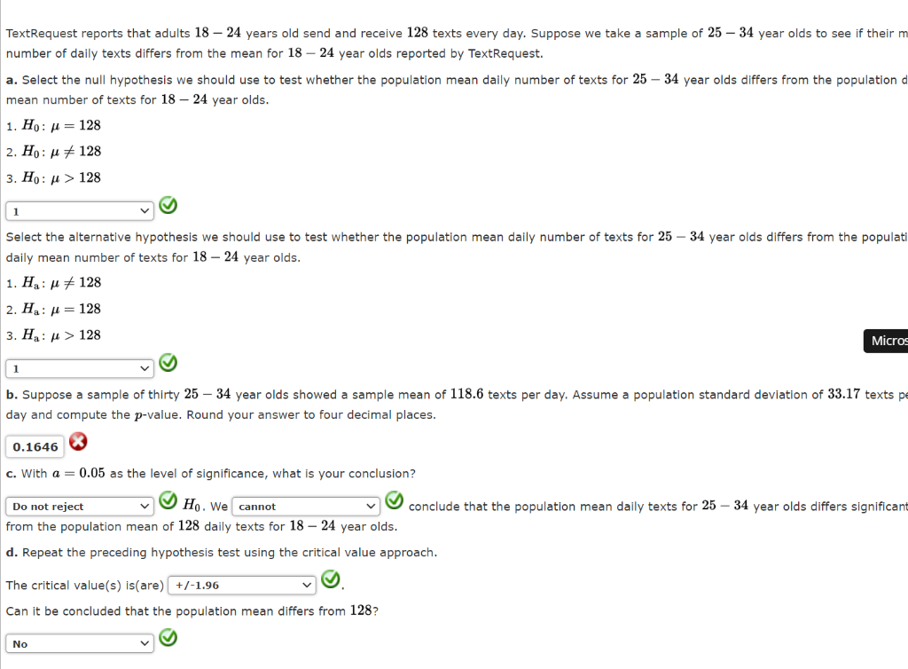 Solved TextRequest reports that adults 18 - 24 years old | Chegg.com