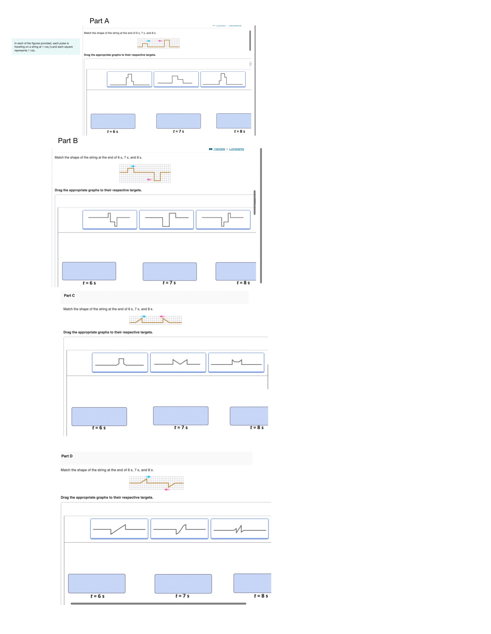 Solved In each of the figures provided, each pulse is | Chegg.com