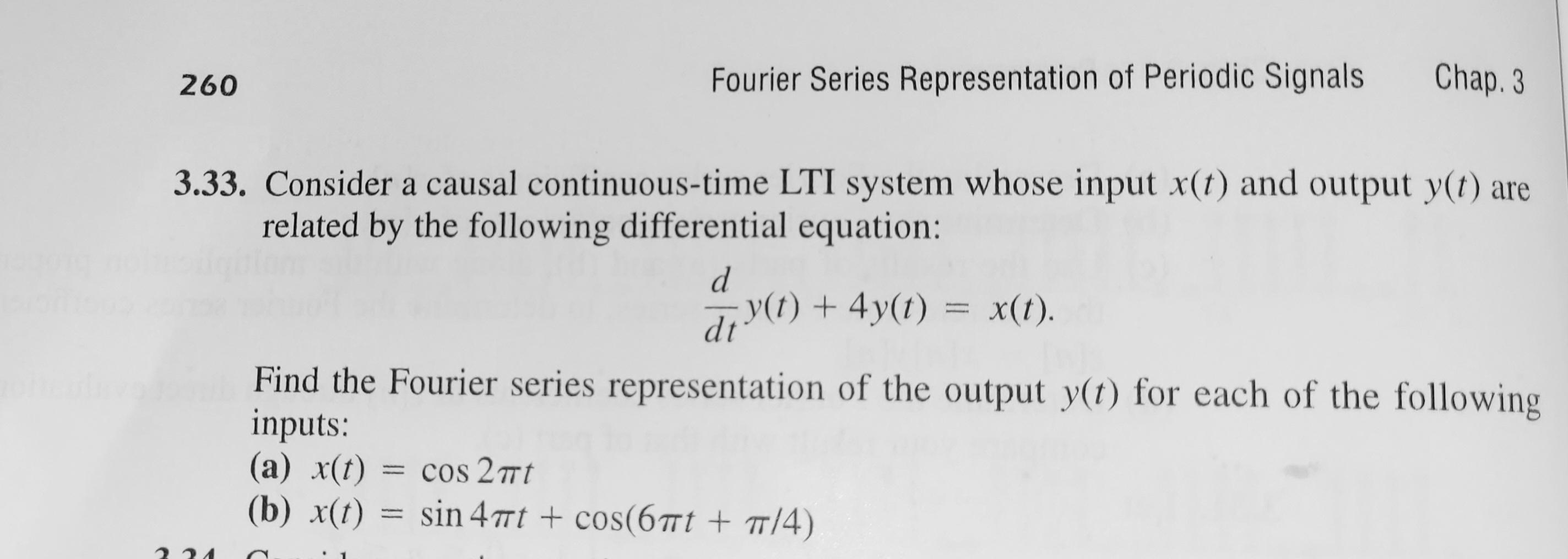 Solved Fourier Series Representation of Periodic Signals | Chegg.com