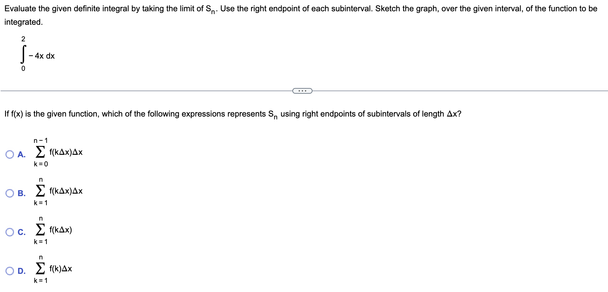 Solved Evaluate the given definite integral by taking the | Chegg.com