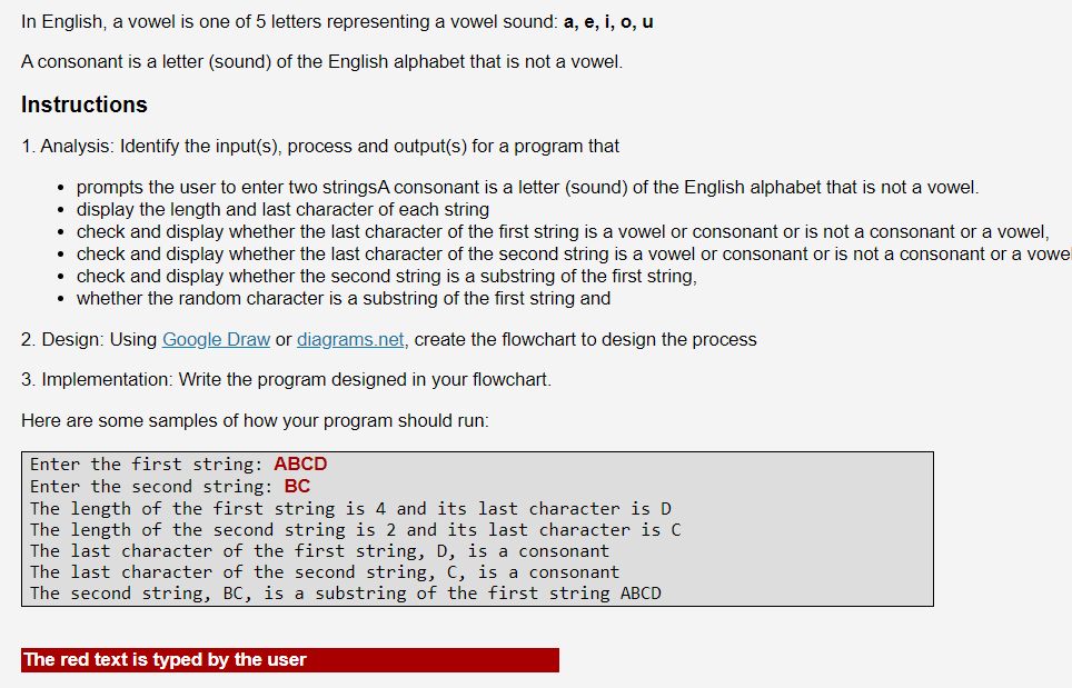 Solved In Engilish, a vowel is one of 5 letters representing | Chegg.com