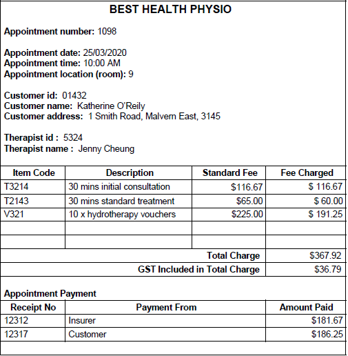 VERY URGENT... IMPORTANT Best Health Physio provides | Chegg.com