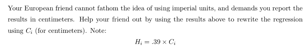 Solved Please solve the econometrics problems a,b,c,d, g | Chegg.com