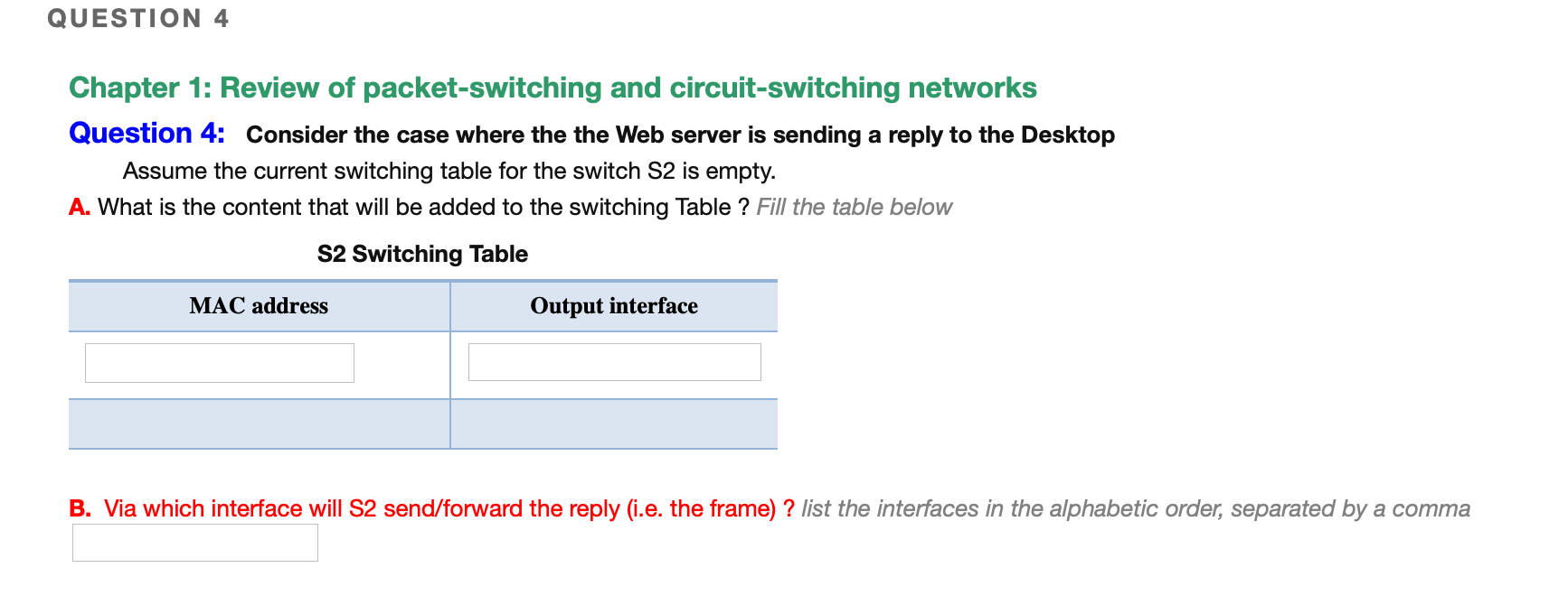 Solved Consider The Network Below Where A Client Is Using