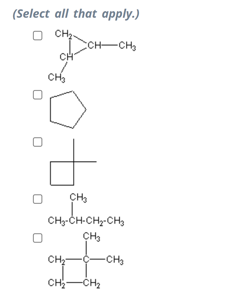 Solved A model of a cycloalkane appears in the window | Chegg.com