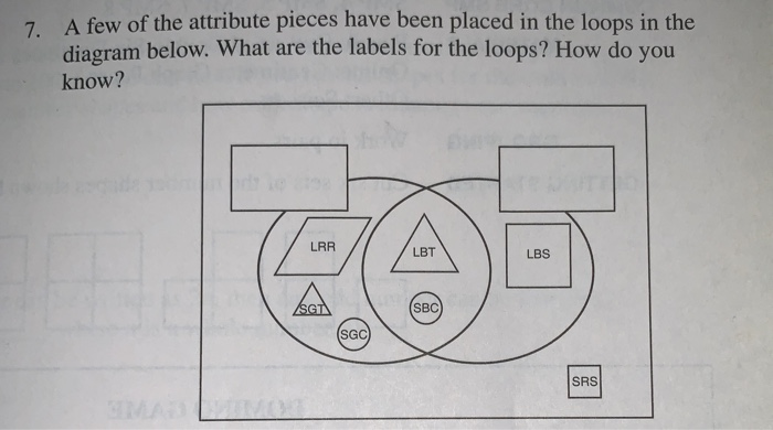 Solved A few of the attribute pieces have been placed in the | Chegg.com