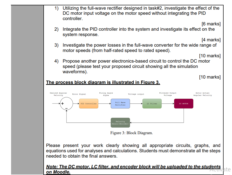 Solved Element tasks: 1) Utilizing the full-wave rectifier | Chegg.com