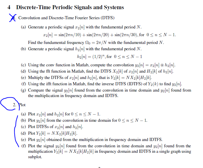 Solved 4 Discrete-Time Periodic Signals and Systems | Chegg.com