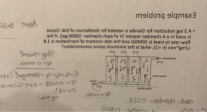 a 3 log reduction for giardia is needed for | Chegg.com