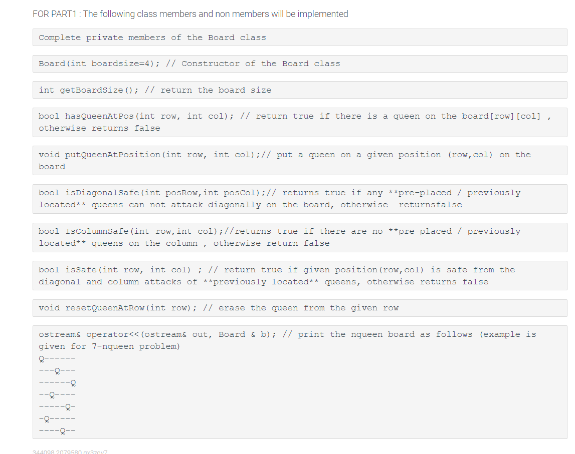 Solved 10.51 N-Queen Problem: Part1 The n-queen problem is | Chegg.com