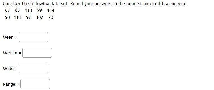 Solved Find the mode for the following data. Deliveries Each | Chegg.com