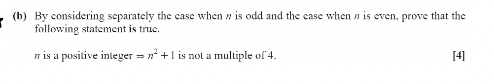Solved 5 (b) By considering separately the case when n is | Chegg.com
