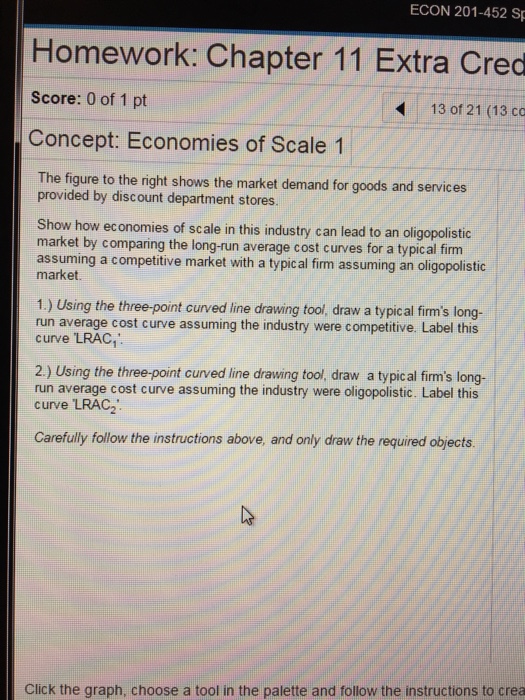 Solved ECON 201-452 Sp Homework: Chapter 11 Extra Cred | Chegg.com