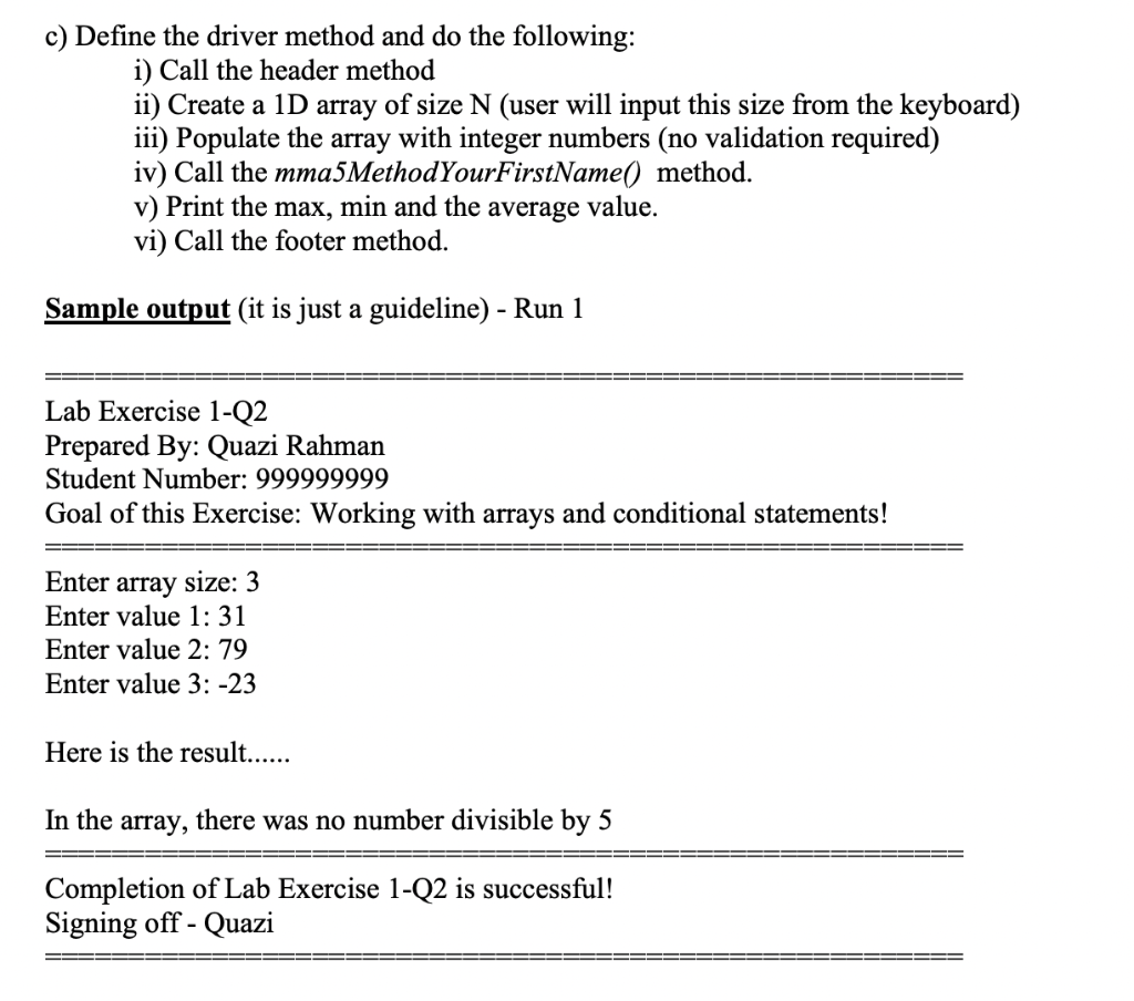 Solved Working with arrays and numbers In this question, you | Chegg.com