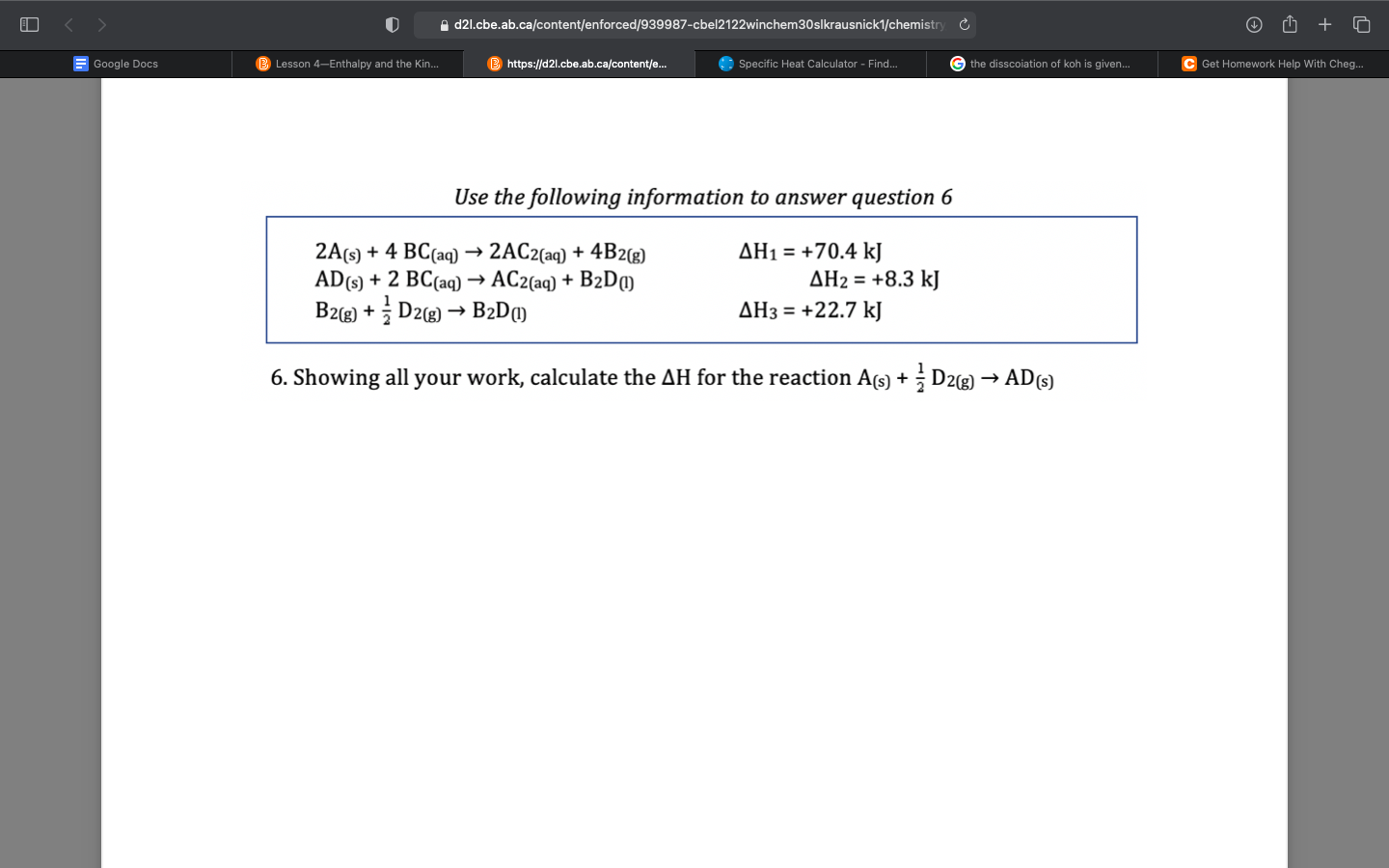 Solved d2l.cbe.ab.ca/content/enforced/939987-cbel2122winchem | Chegg.com