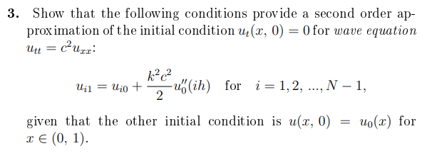 Solved 3. Show that the following conditions provide a | Chegg.com