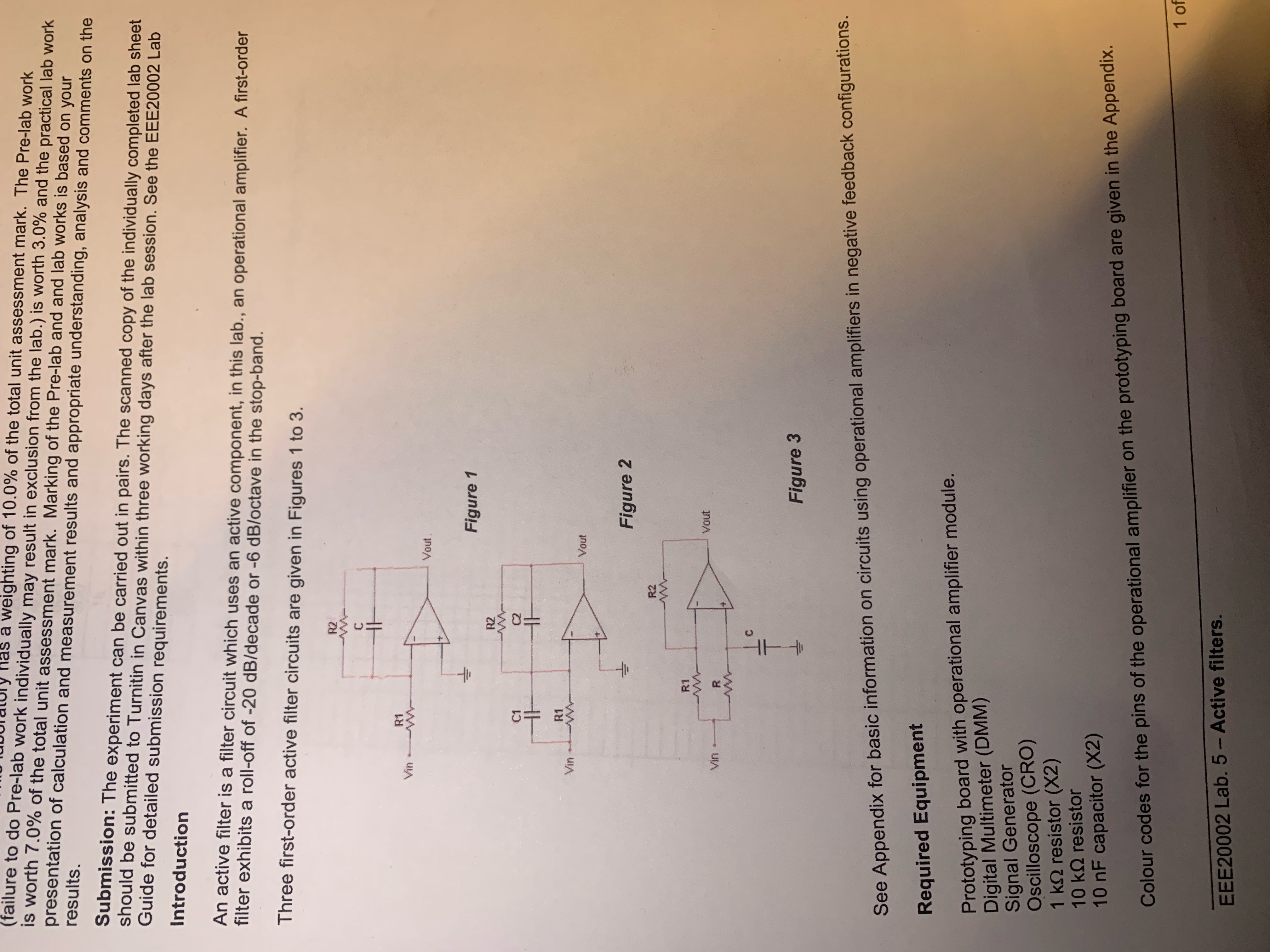 Solved s Construct the circuit in figure 1 with R1=1k Ohms, | Chegg.com