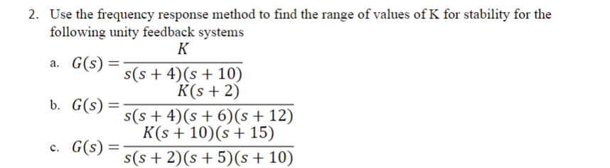 Solved 2. Use the frequency response method to find the | Chegg.com
