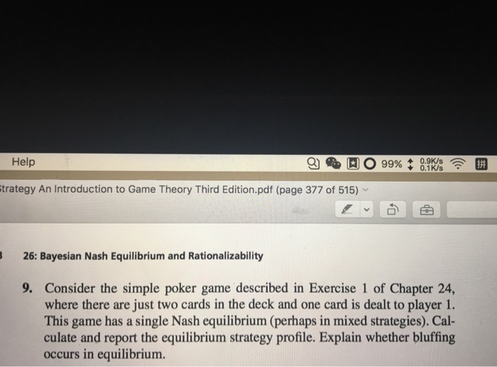 Help 0.1 Strategy An Introduction to Game Theory | Chegg.com