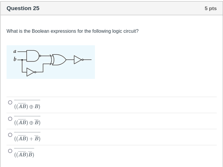 Solved What is the Boolean expressions for the following | Chegg.com