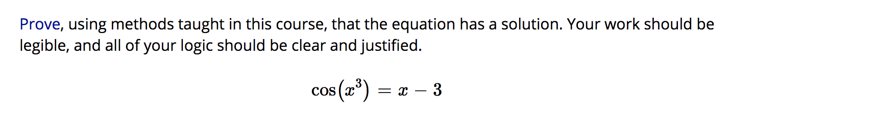 Solved Prove, using methods taught in this course, that the | Chegg.com