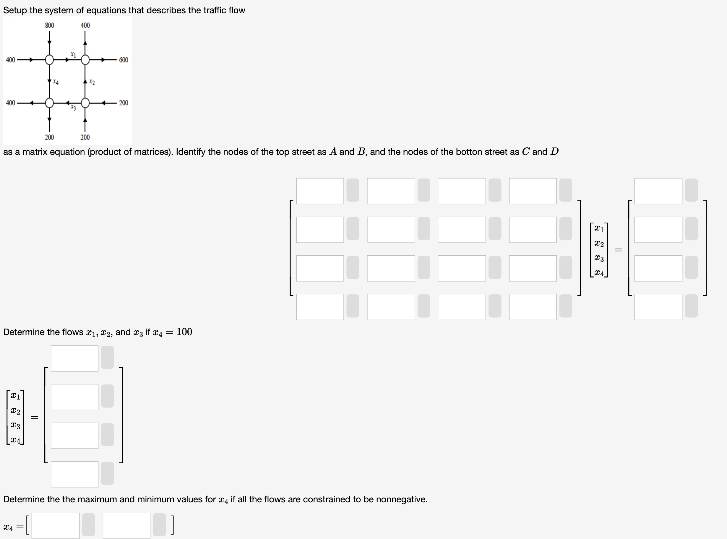 Solved Setup the system of equations that describes the | Chegg.com