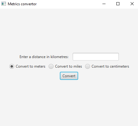 Solved Write a program in JavaFX for creating a GUI | Chegg.com