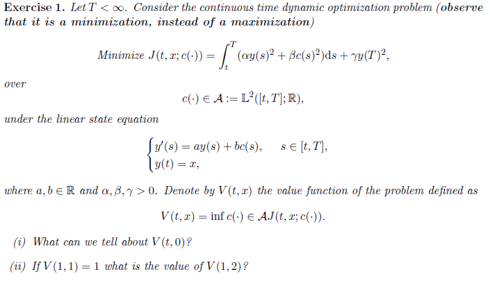 Solved Exercise 1. ﻿Let T
