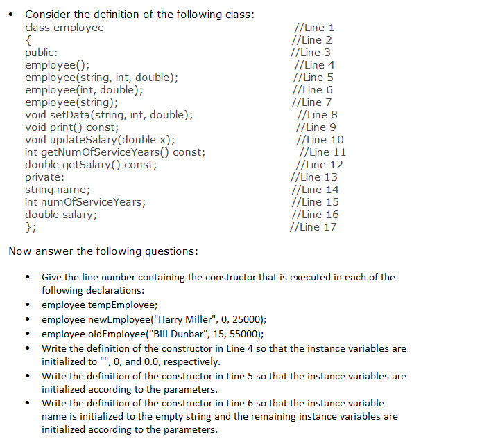 Solved Now answer the following questions: - Give the line | Chegg.com