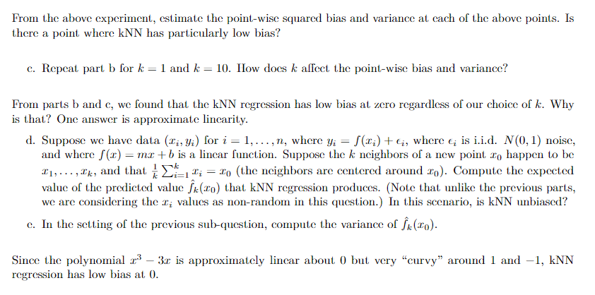 Consider the data generating model: y = S(c) + € = 23 | Chegg.com