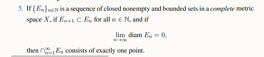 Solved 5. If{En}nen is a sequence of closed nonempty and | Chegg.com