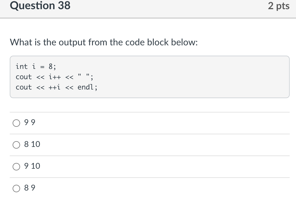Solved Question 24 2 Pts The Difference Between A Struct And