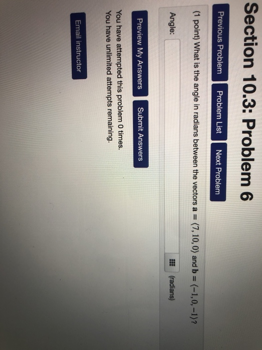 Solved Section 10.3: Problem 5 Previous Problem Problem List | Chegg.com
