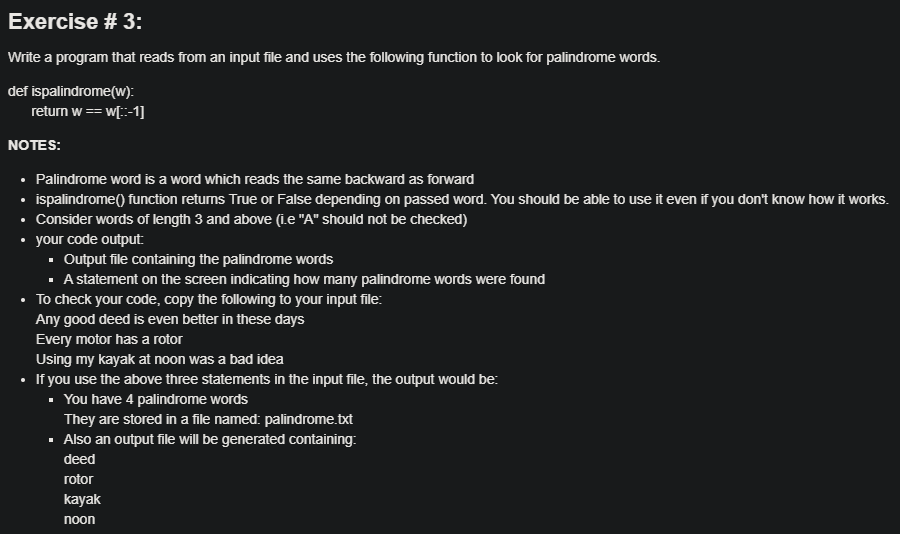 Solved Exercise 3 Write A Program That Reads From An