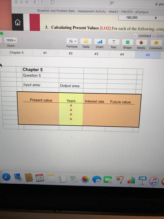 Solved ber of Periods [LO4] Solve for the unknown number of | Chegg.com