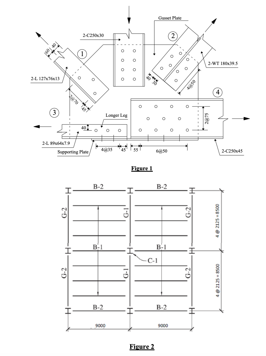 Solved For floor framing plan shown in Figure 2, column C-1 | Chegg.com