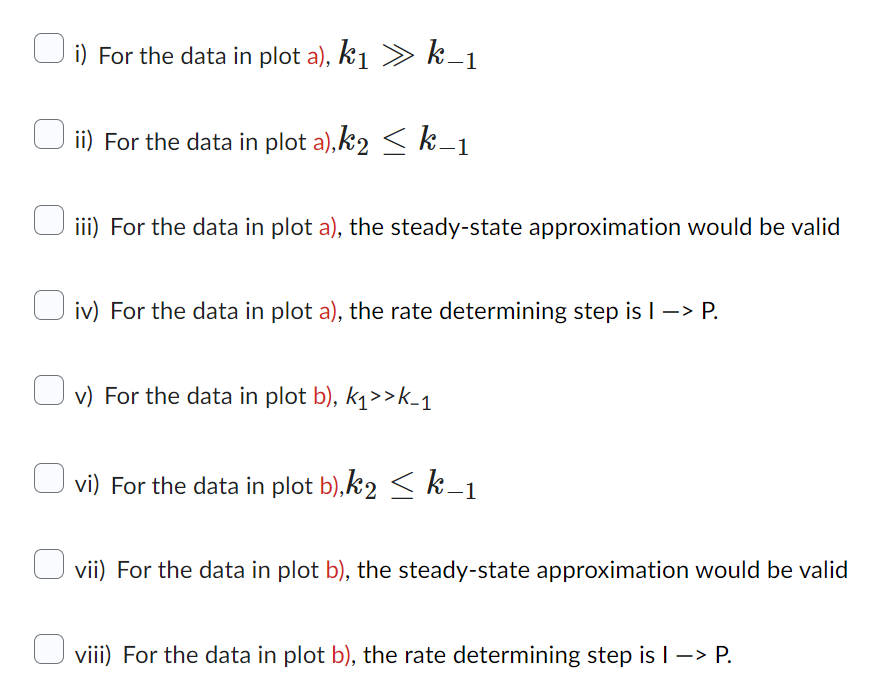 Solved Mark all of the statements that are correct for the | Chegg.com