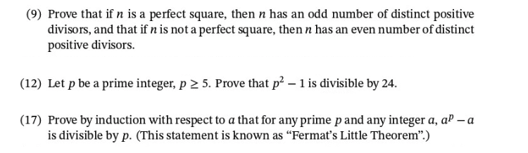 Solved (9) Prove that if n is a perfect square, then n has | Chegg.com