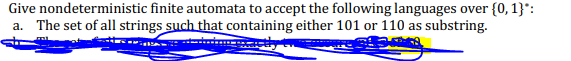 Solved Give nondeterministic finite automata to accept the | Chegg.com