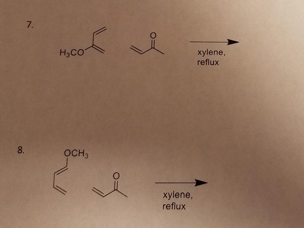 Solved 1. xylene, reflux 2. co xylene, reflux 3. (-SO2) | Chegg.com