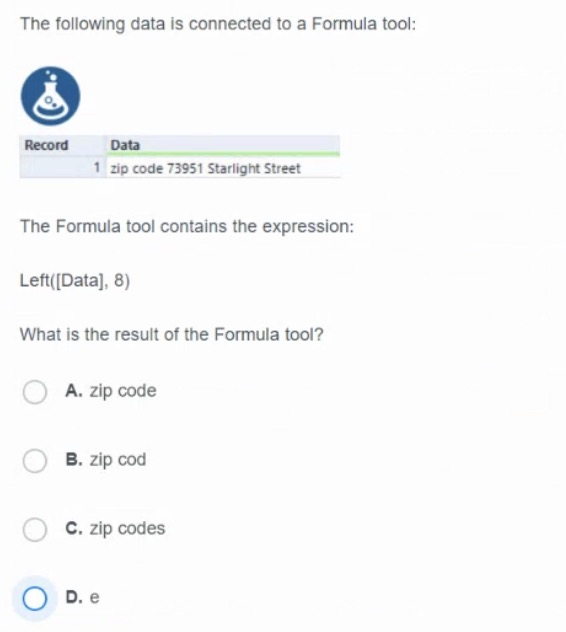 Solved The following data is connected to a Formula | Chegg.com
